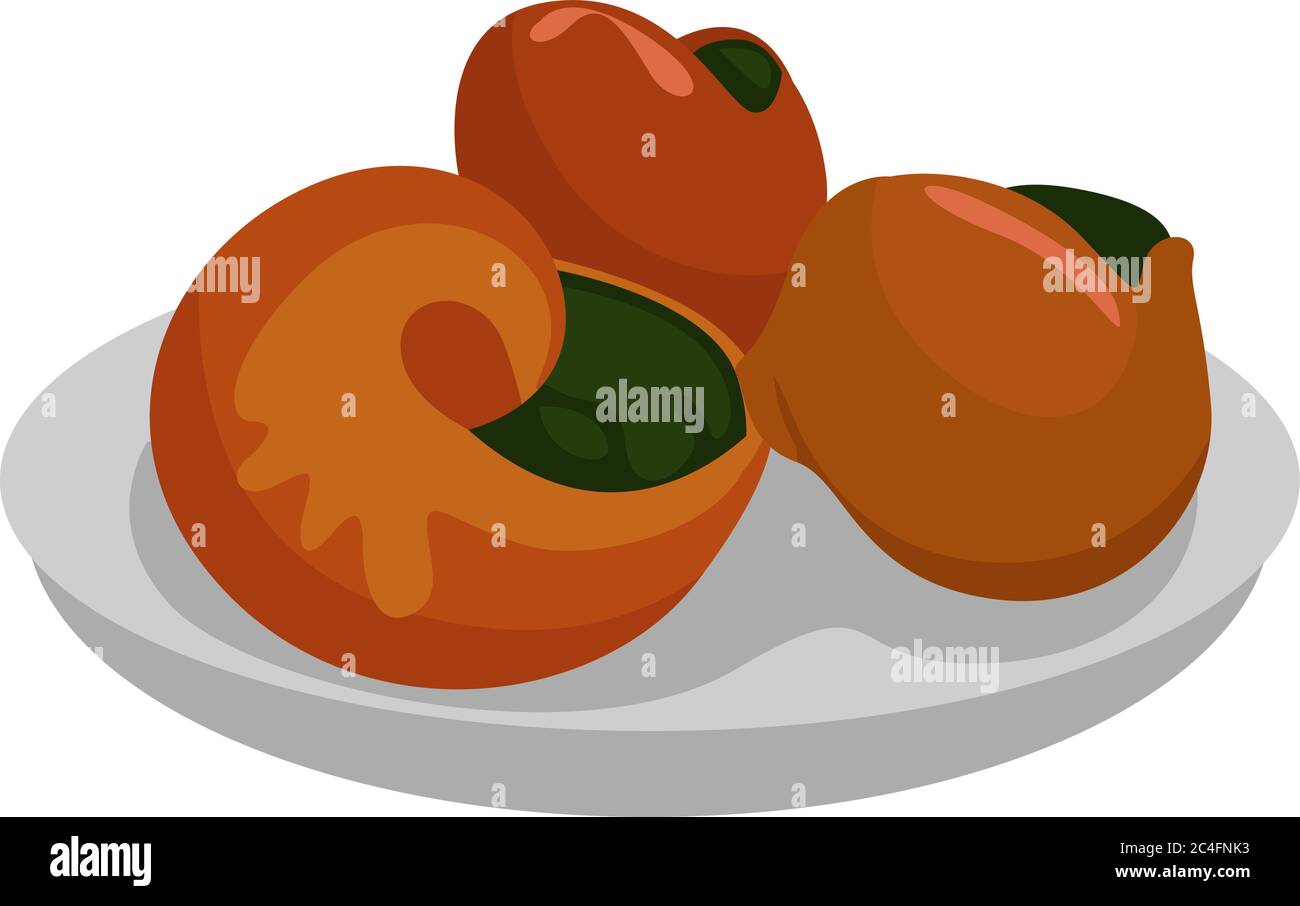Escargot food, illustration, vector on white background Stock Vector ...