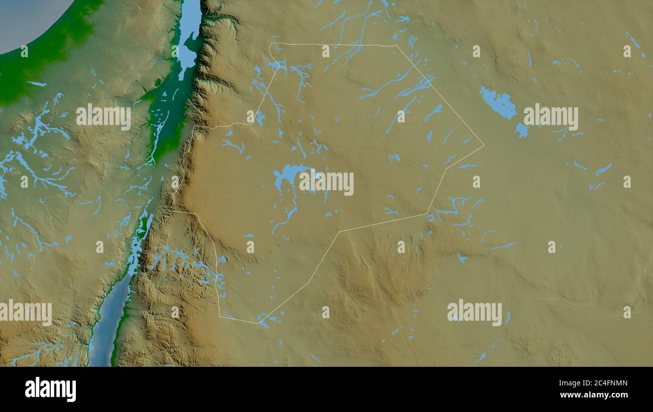 Maan outline map hi-res stock photography and images - Alamy
