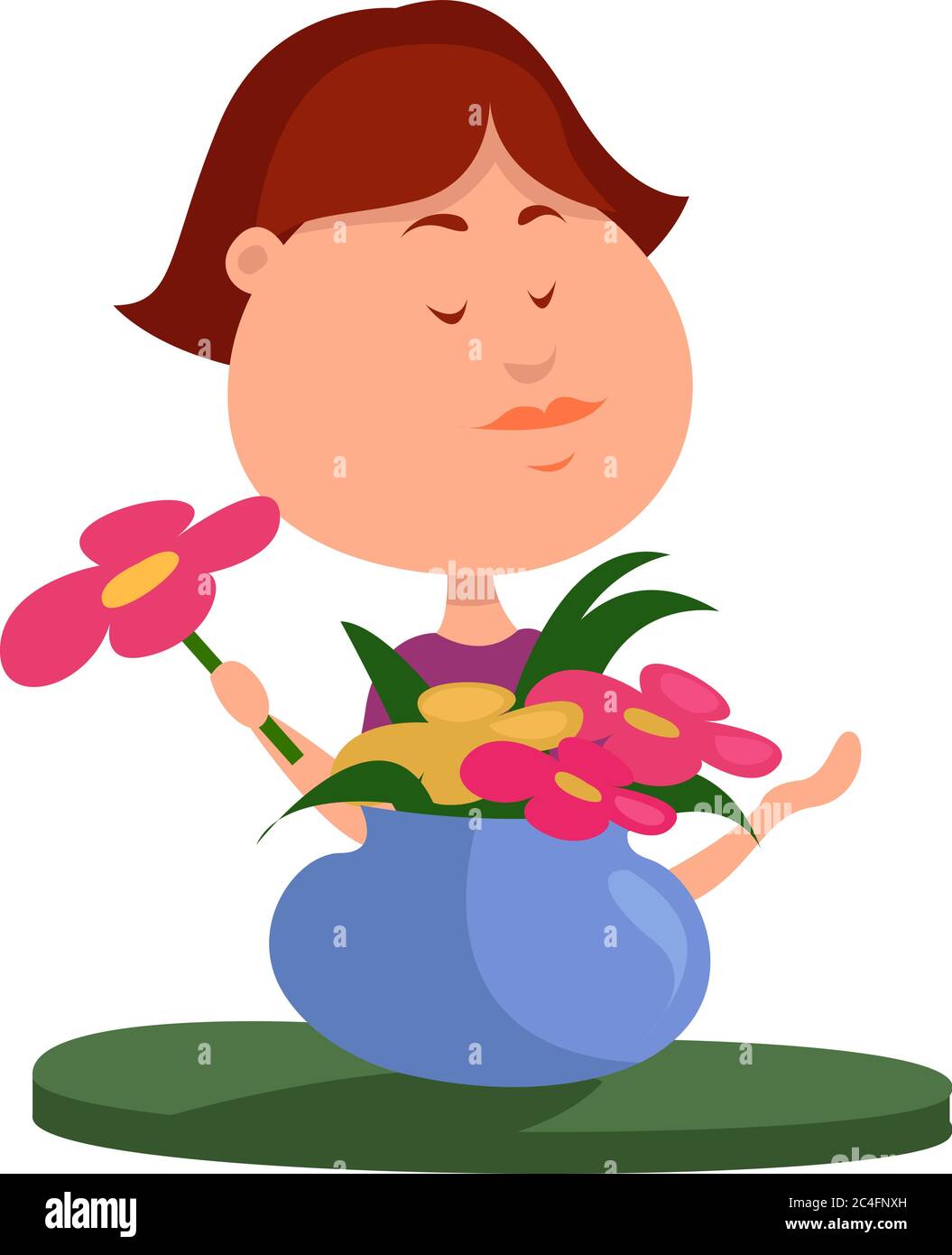 Professional wedding flowers Stock Vector Images - Alamy