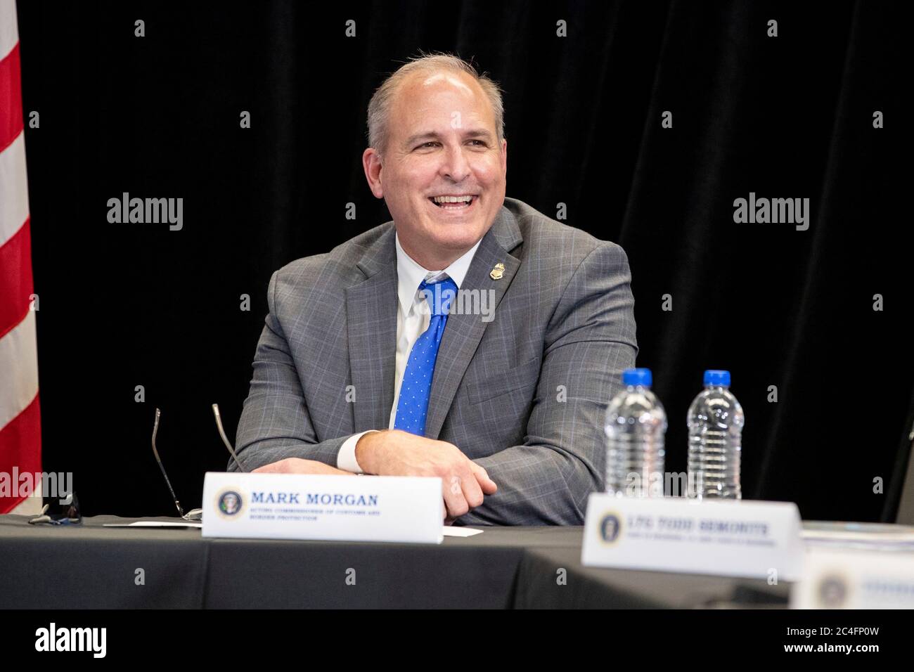 U.S. Acting Commissioner Mark Morgan during a roundtable discussion on ...