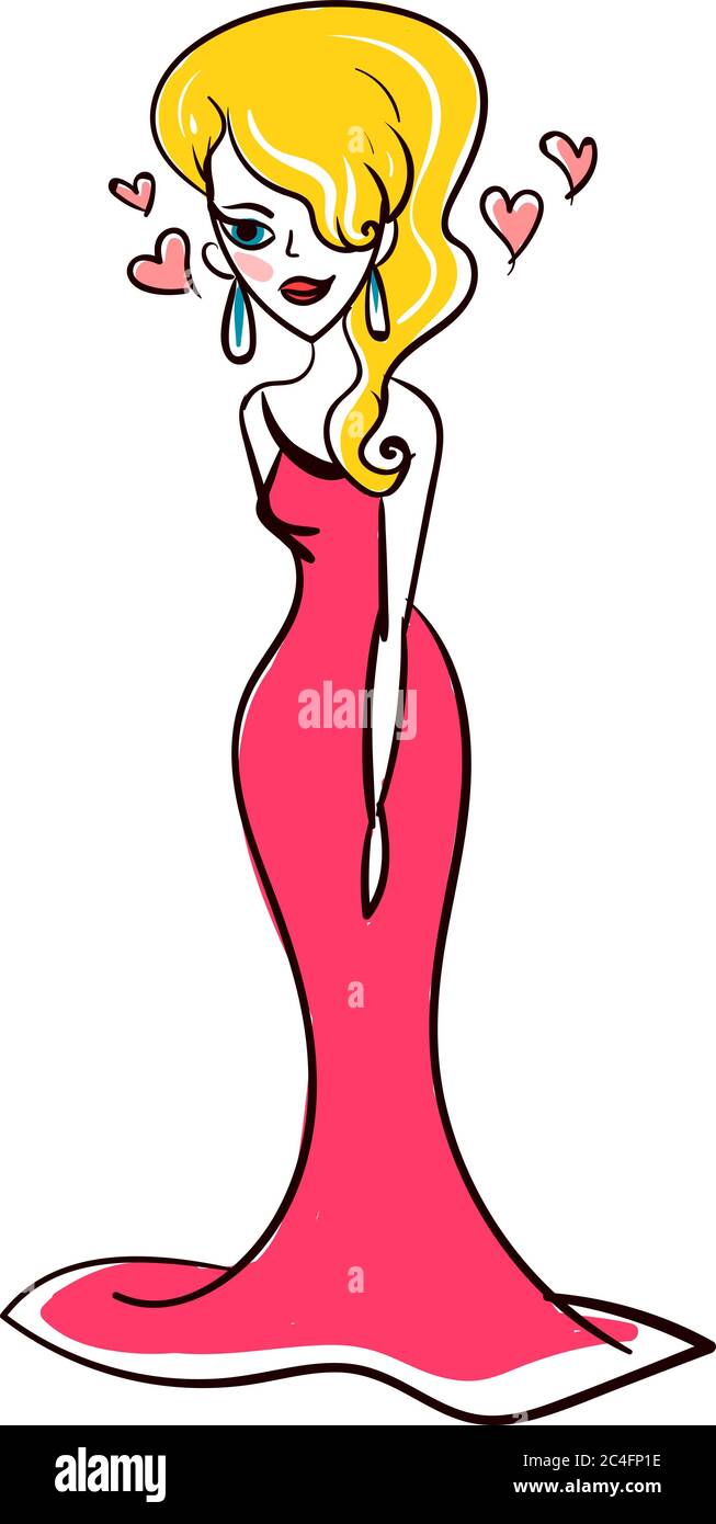 Aphrodite Greek Goddess Cartoon