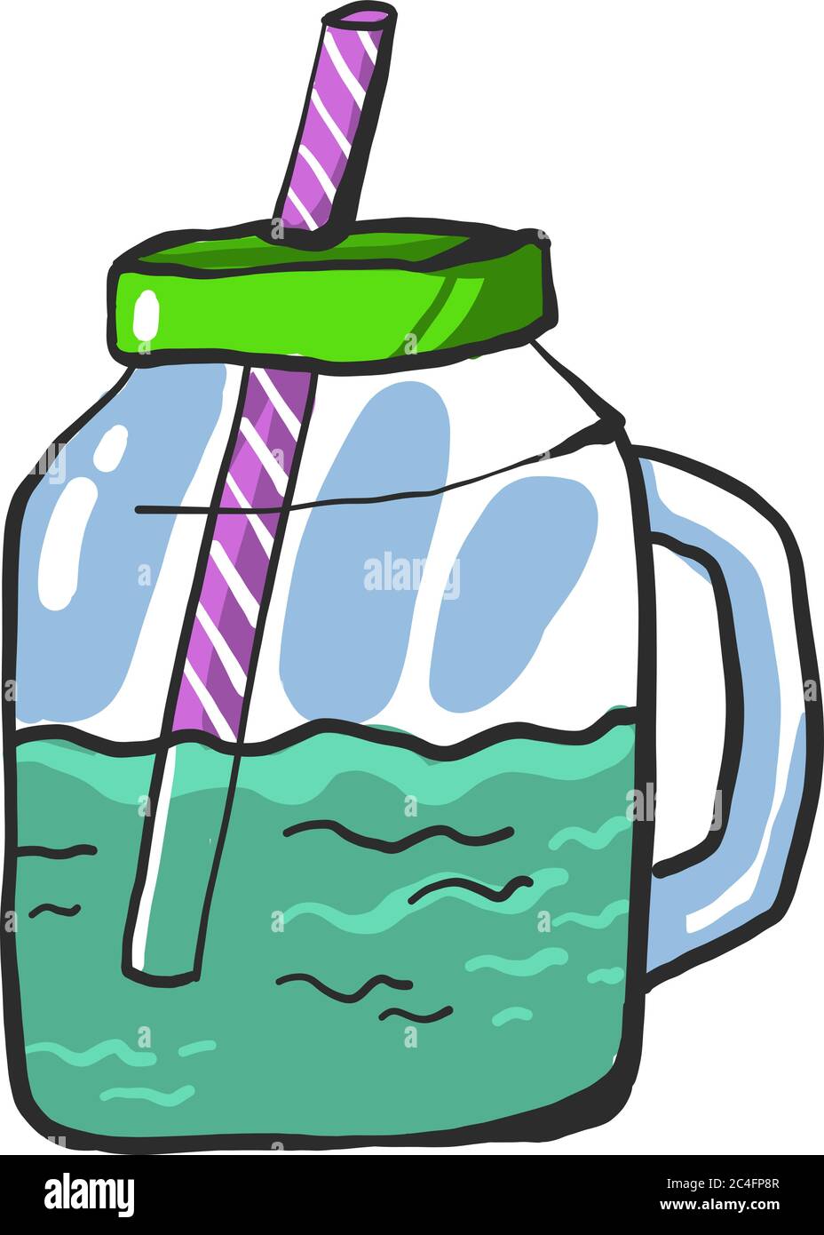 Vegetable green drink Stock Vector Images - Alamy