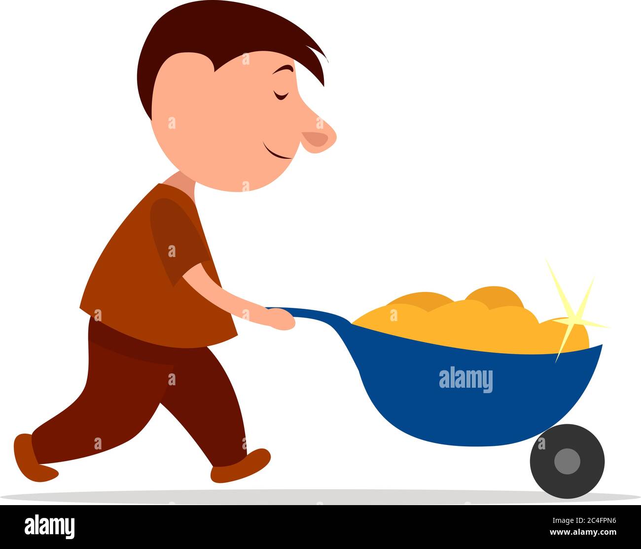 Gold miner Stock Vector Images - Alamy