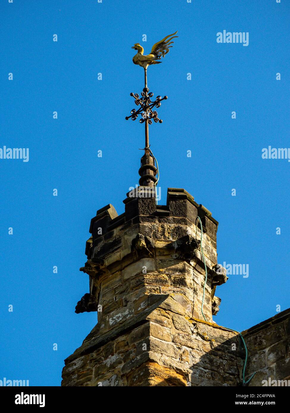 Church with weather vane hi-res stock photography and images - Alamy