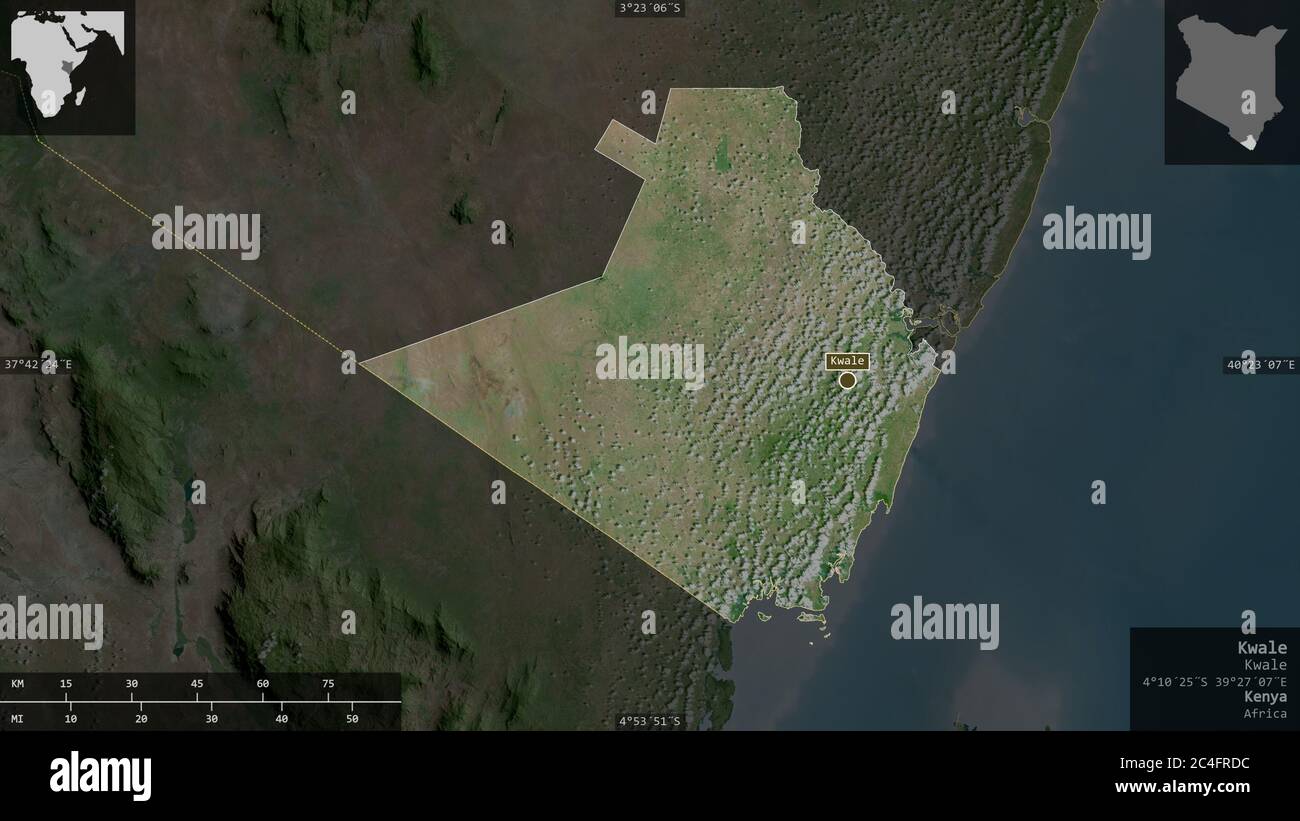 Kwale outline map hi-res stock photography and images - Alamy