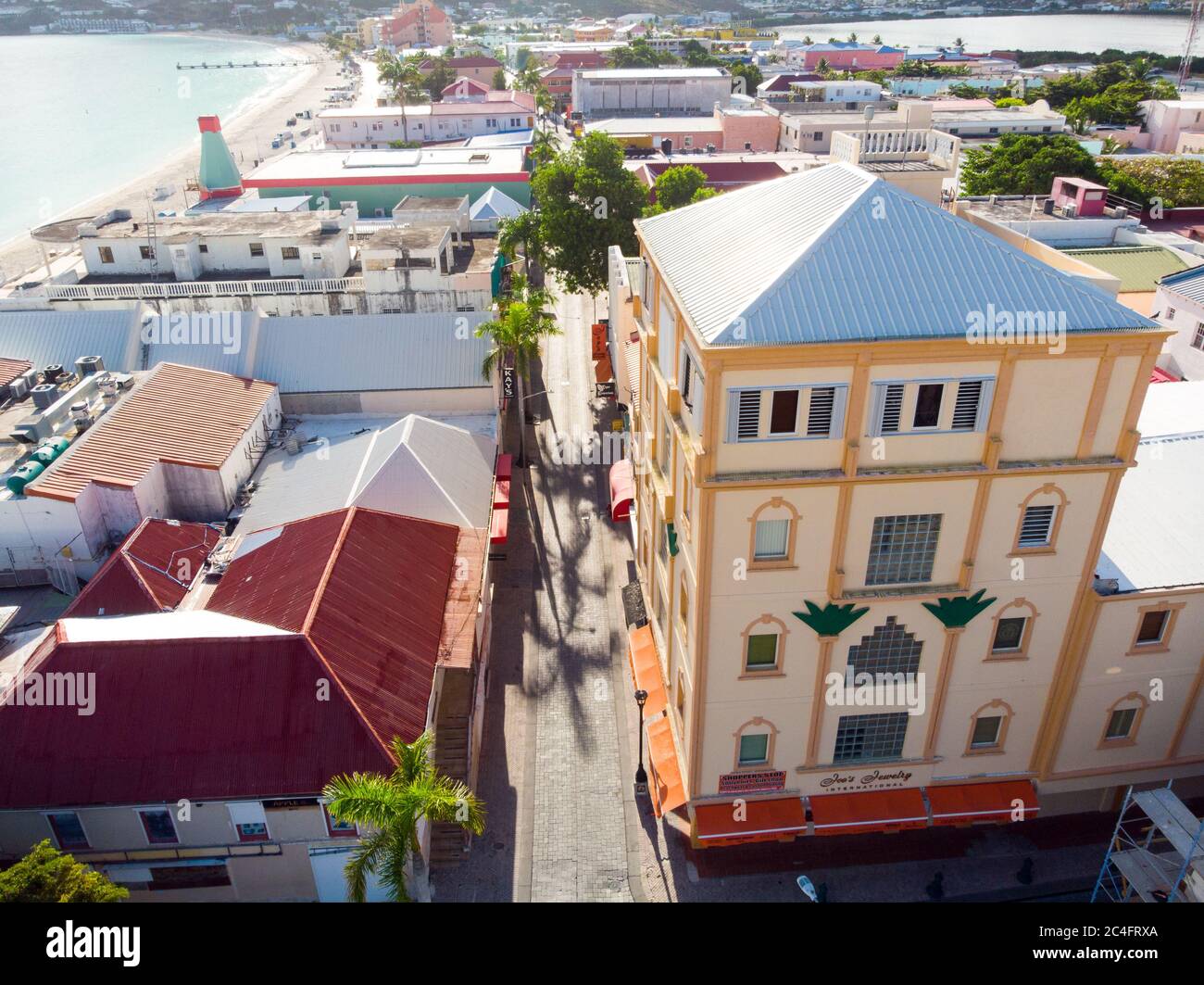 Sint maarten philipsburg courthouse hi-res stock photography and images ...