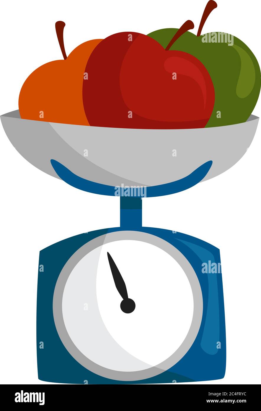 Apples weigh scale hi-res stock photography and images - Alamy