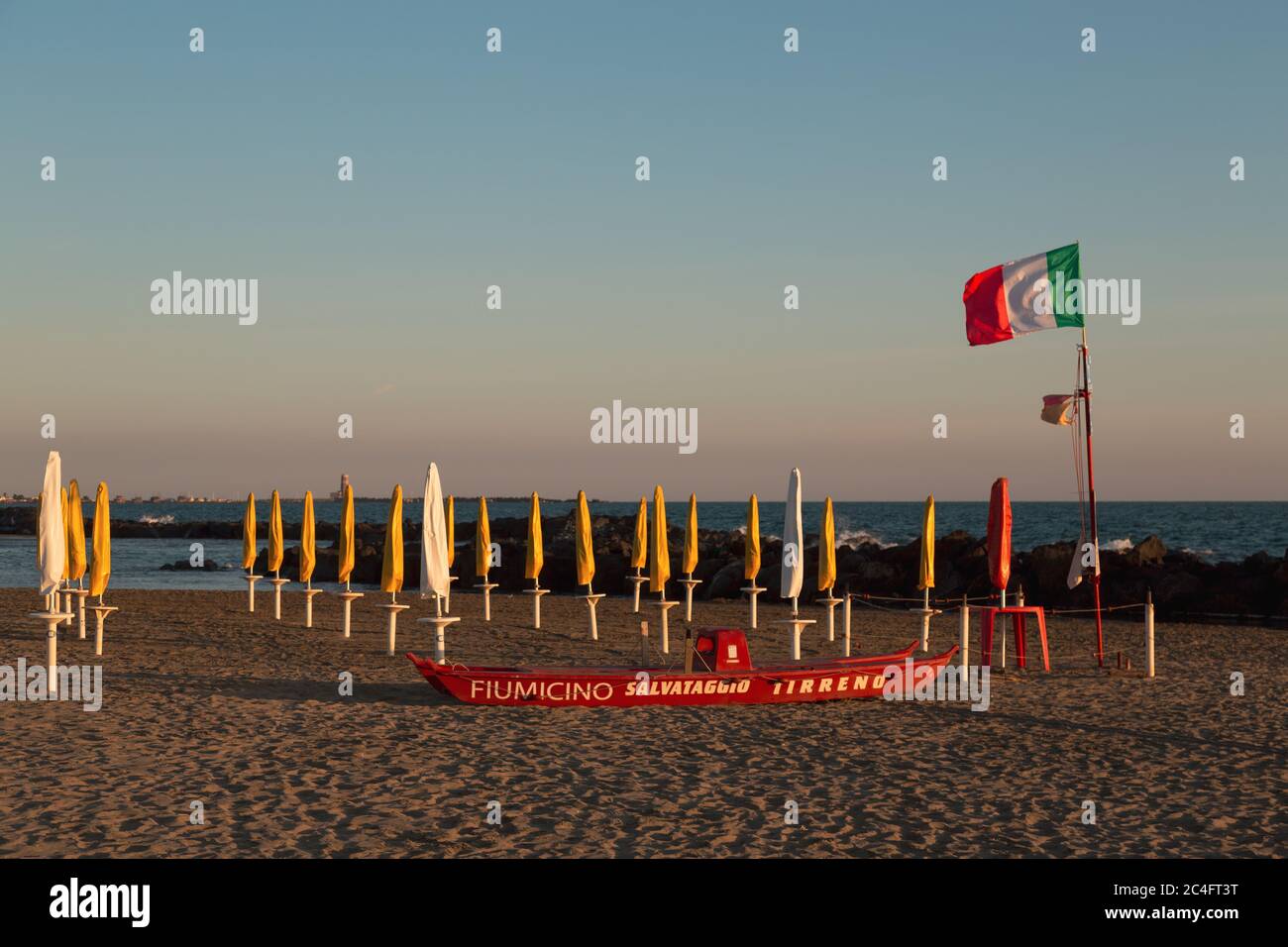 Fiumicino beach hi-res stock photography and images - Alamy