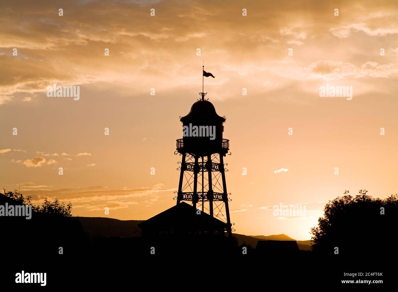 Water tower at Thanksgiving Point, Lehi City, Utah, USA, North America ...