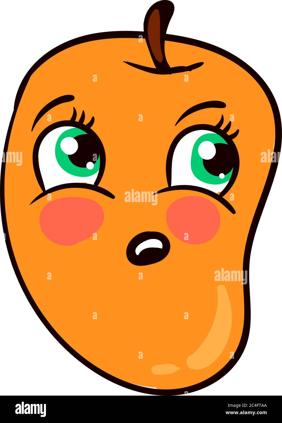 Health mango symbol Cut Out Stock Images & Pictures - Alamy