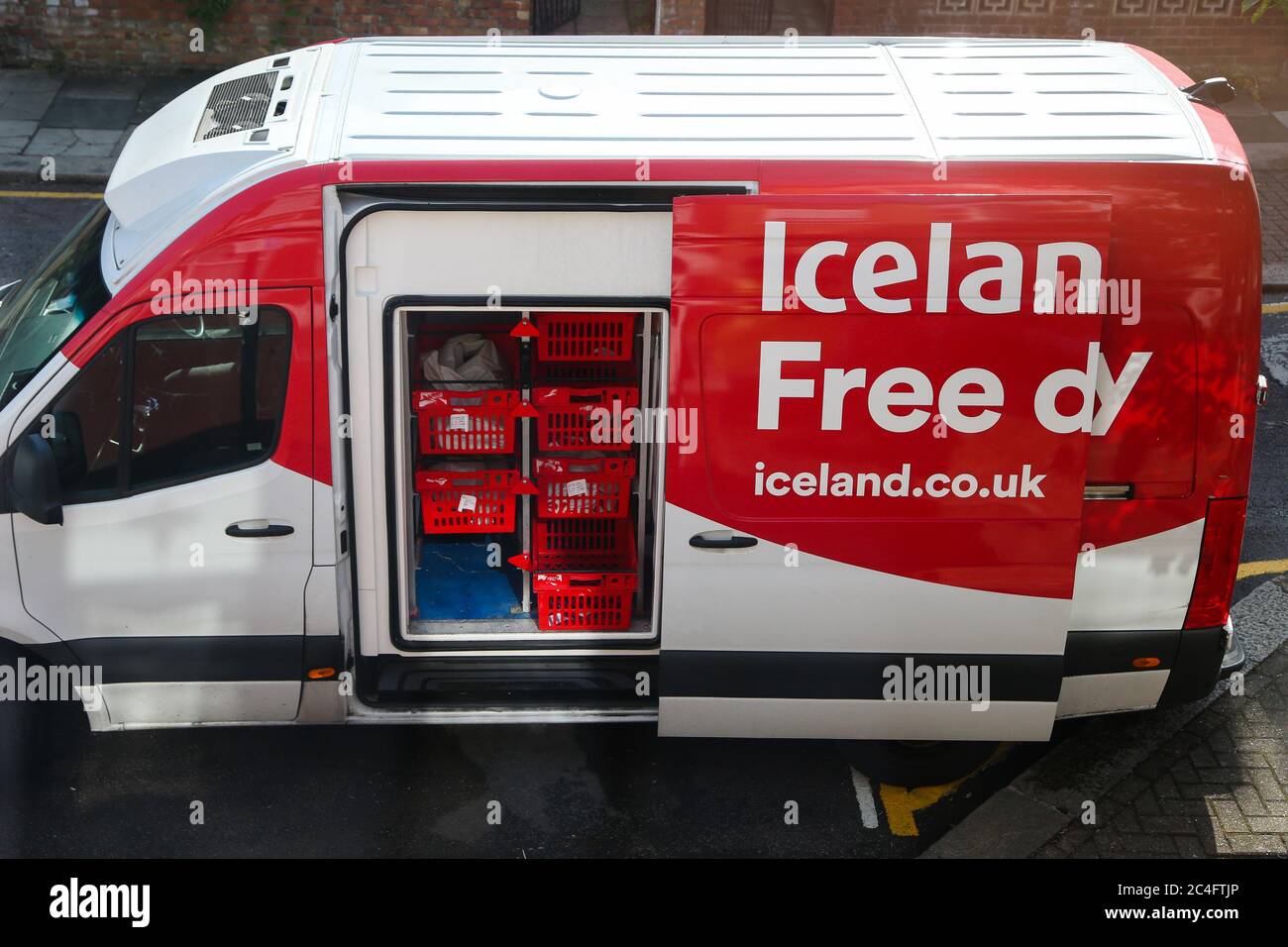 Iceland delivery van hi-res stock photography and images - Alamy