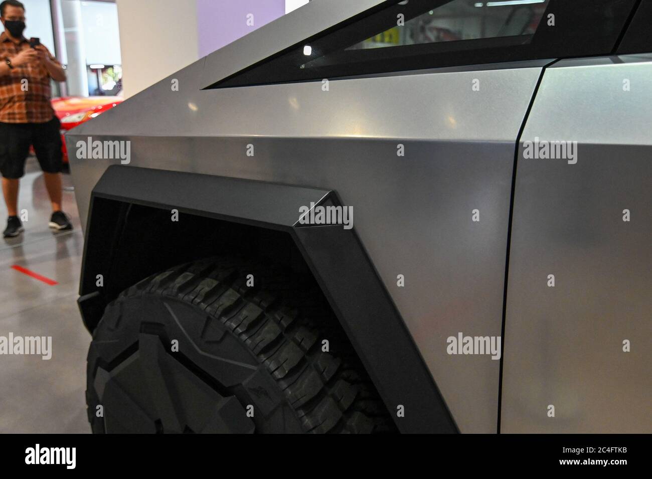 Los Angeles, United States. 26th June, 2020. Detailed view of the front ...