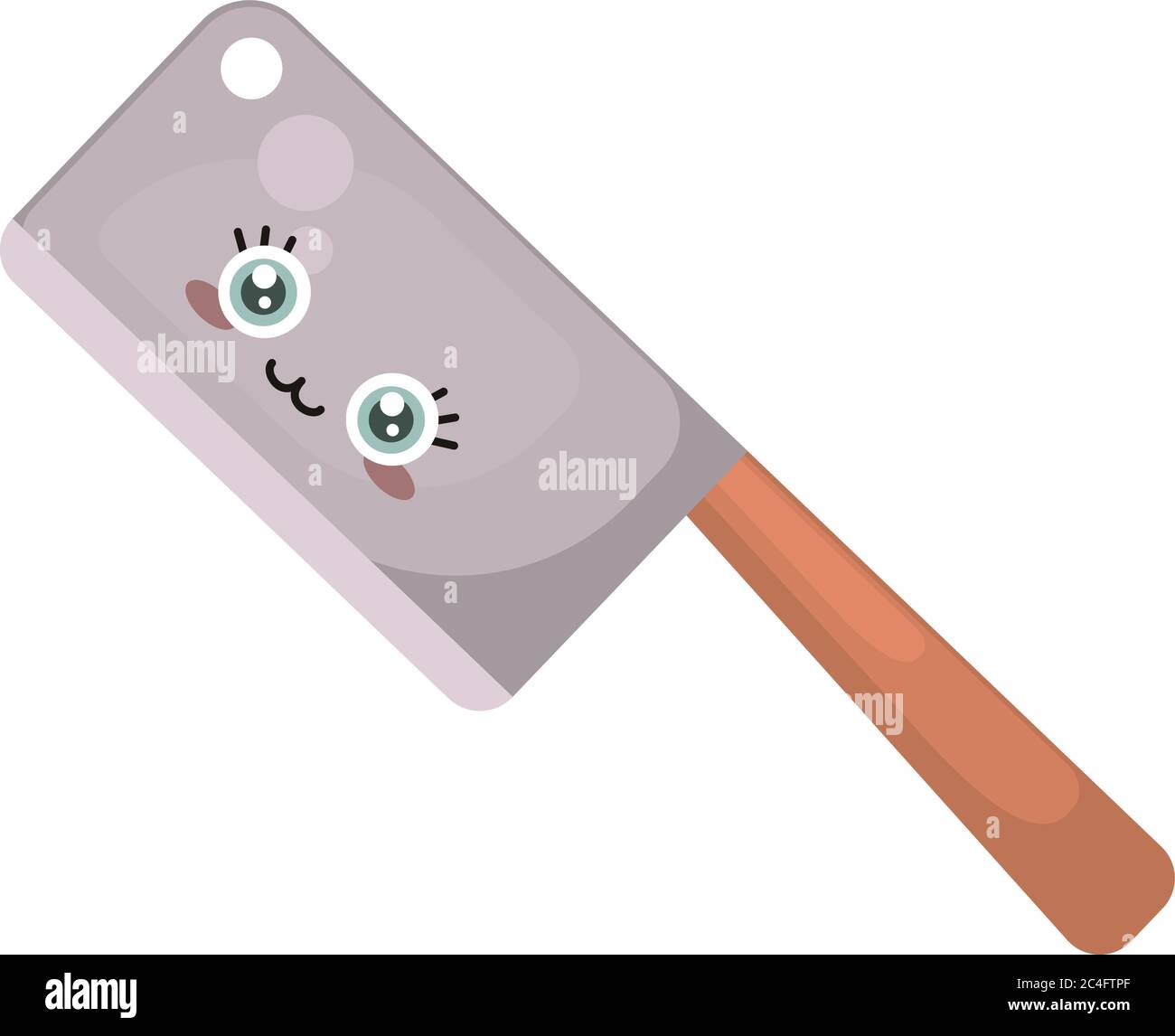 Cute knife, illustration, vector on white background Stock Vector Image ...