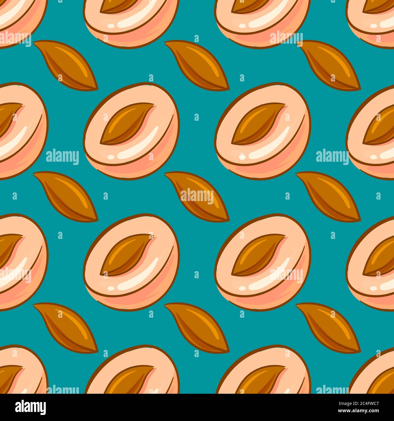 Apricot color background Stock Vector Images - Alamy