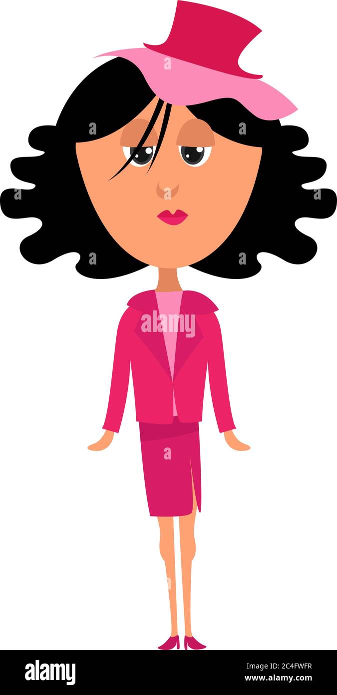 Women in suit with fashion Stock Vector Images - Alamy