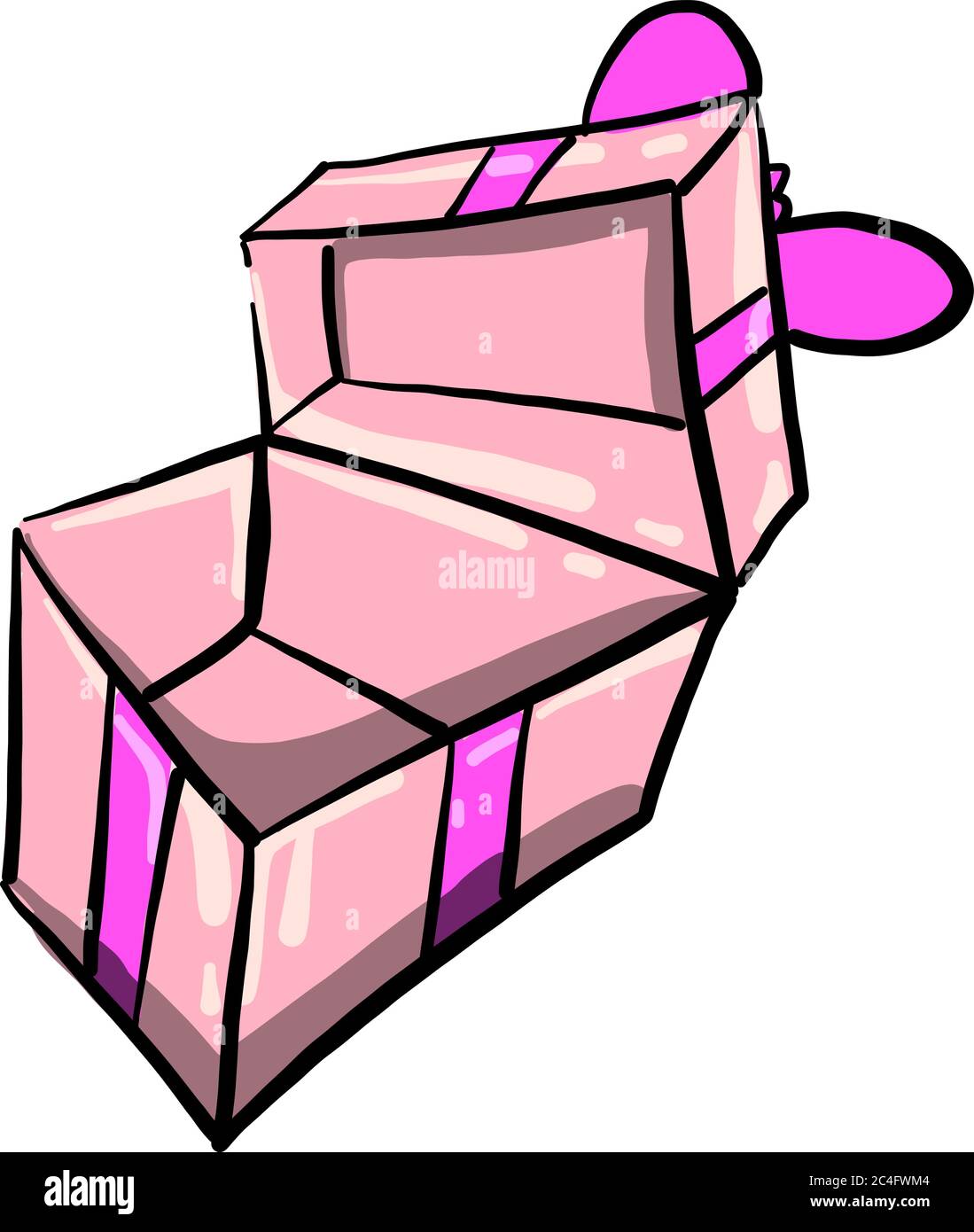 Opening package Stock Vector Images - Alamy