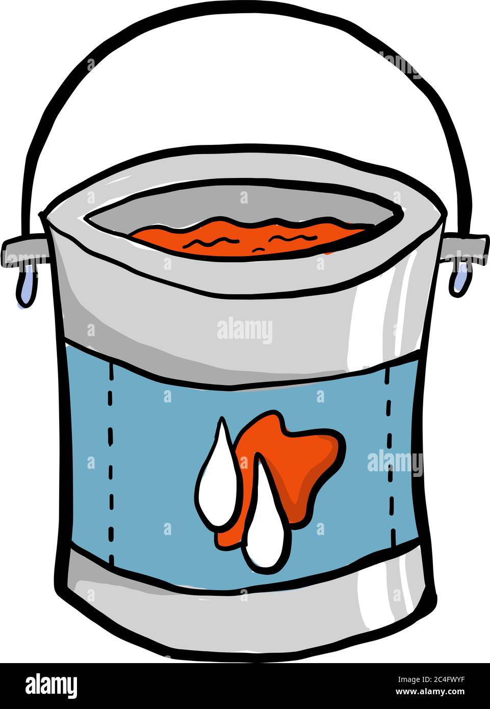 Orange paint texture Stock Vector Images - Alamy