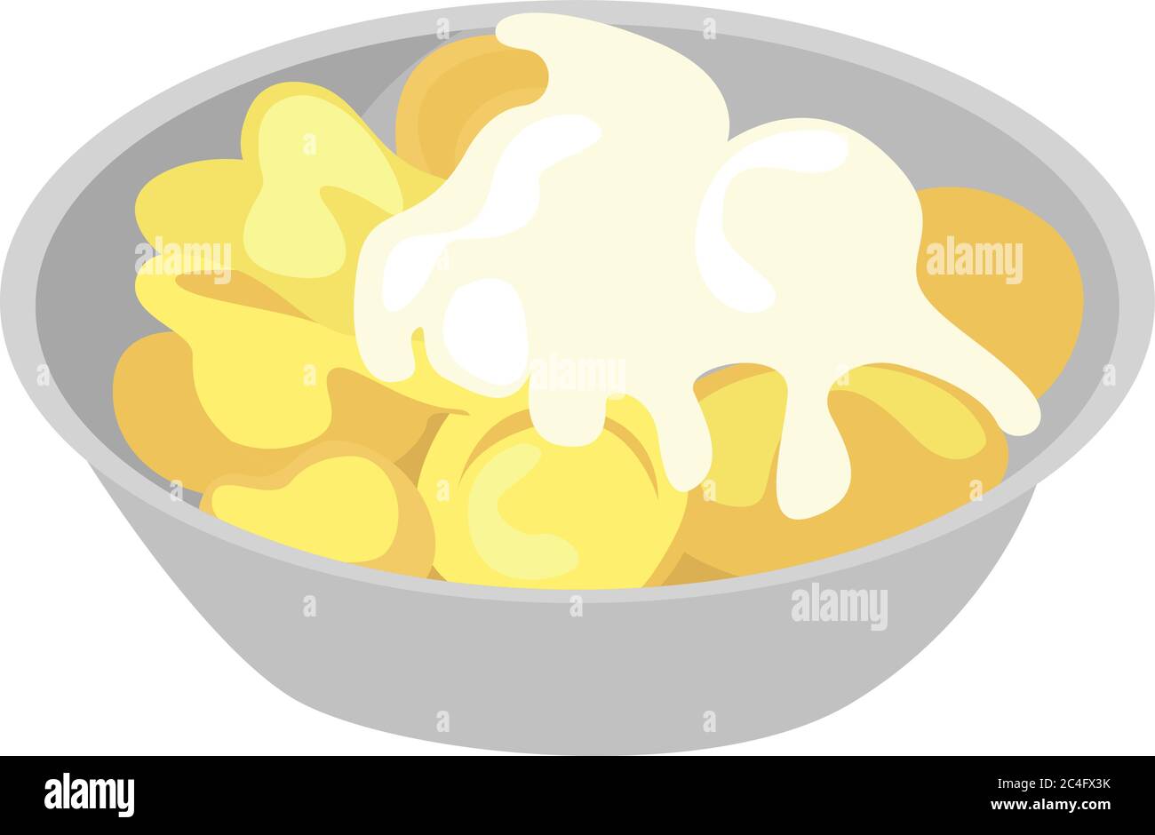 Pelmeni food, illustration, vector on white background Stock Vector ...