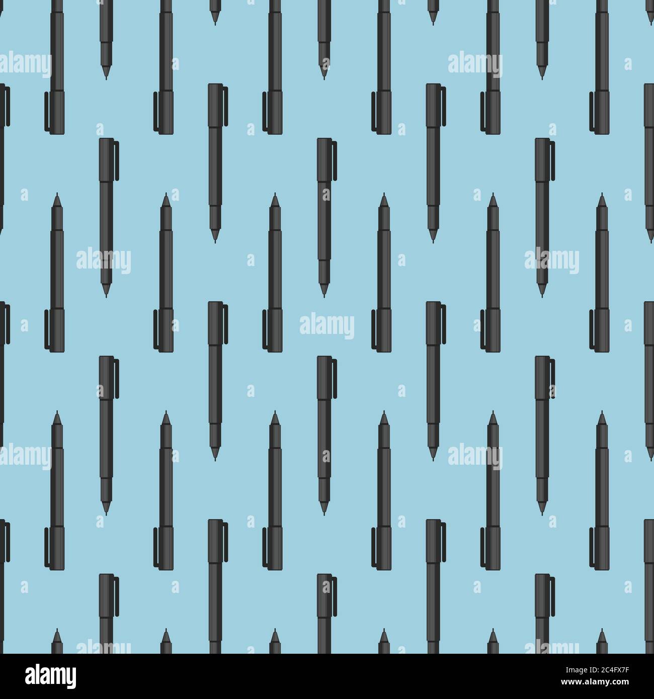 Seamless pen ink doodle Stock Vector Images - Alamy