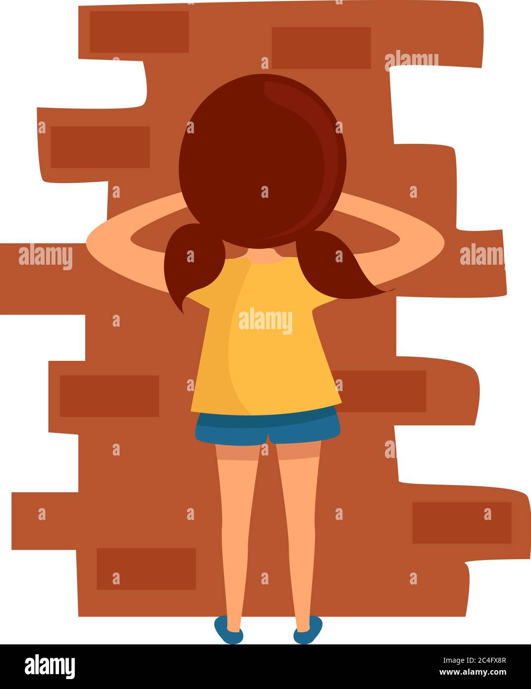 Kid hide clipart Stock Vector Images - Alamy