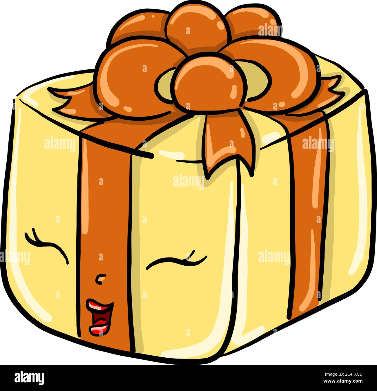 Present happy Stock Vector Images - Alamy