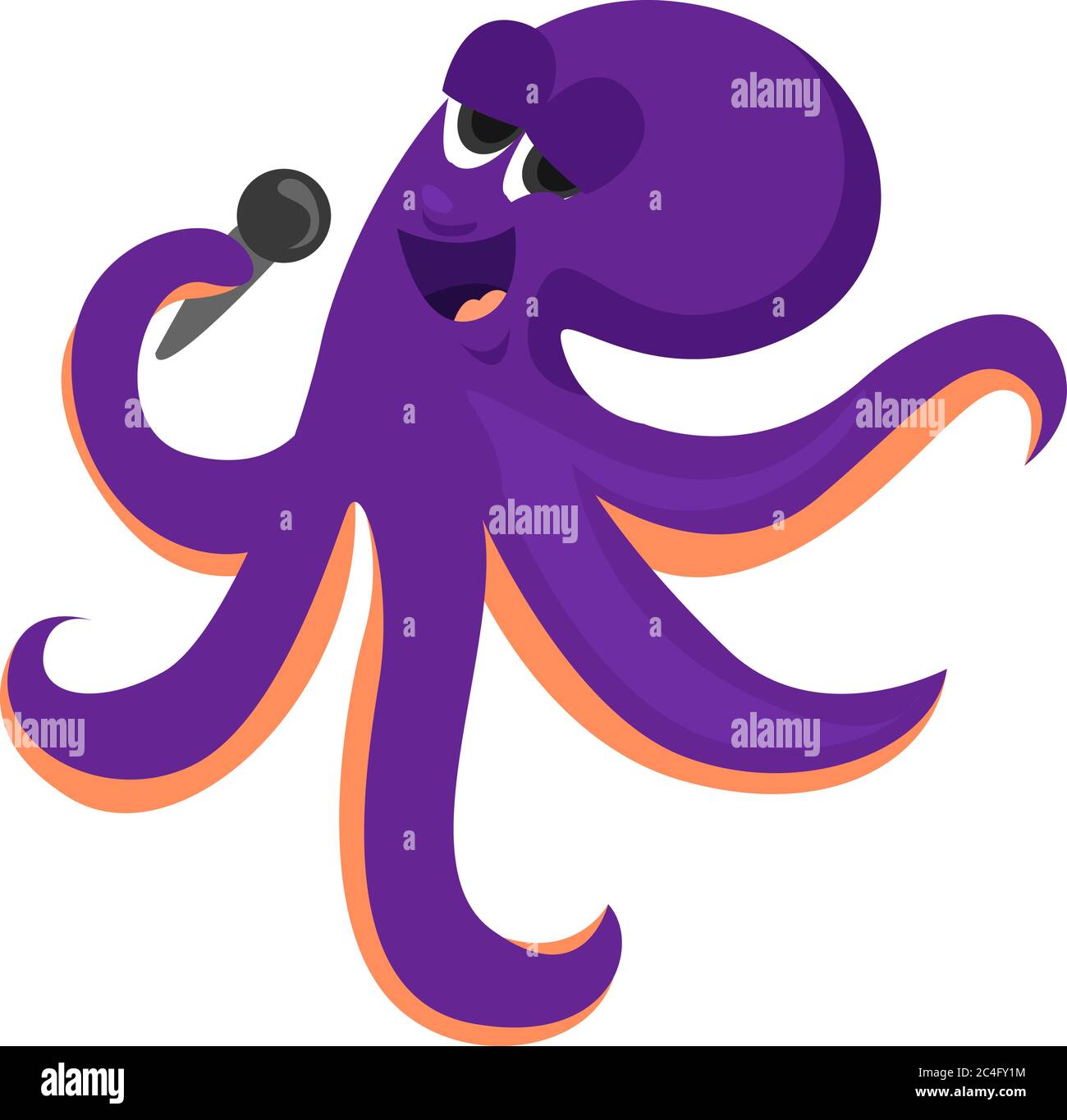 Singing squid Stock Vector Images - Alamy