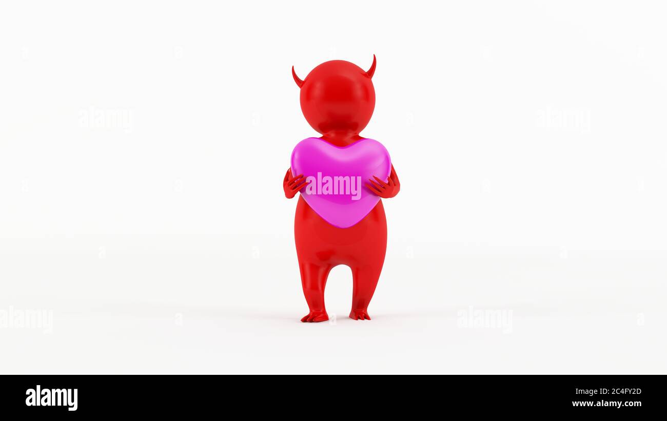 Cartoon little devil hi-res stock photography and images - Alamy