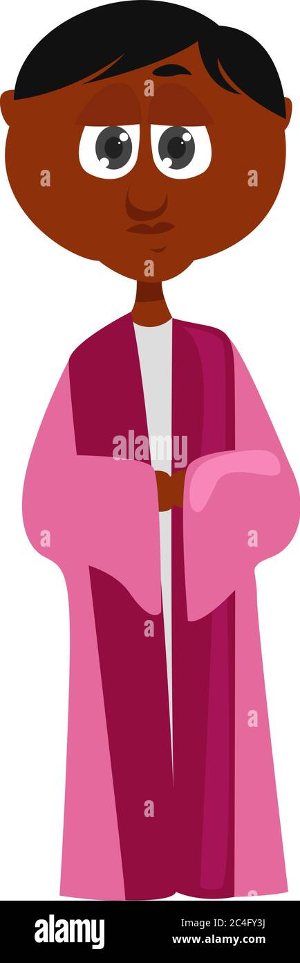 Christian man in white Cut Out Stock Images & Pictures - Alamy