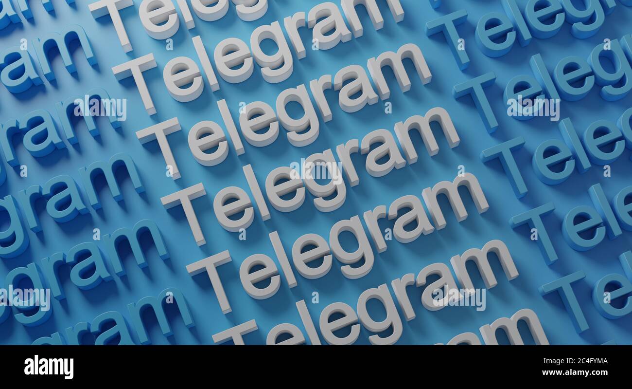 Telegram messenger 3d logo hi-res stock photography and images - Alamy