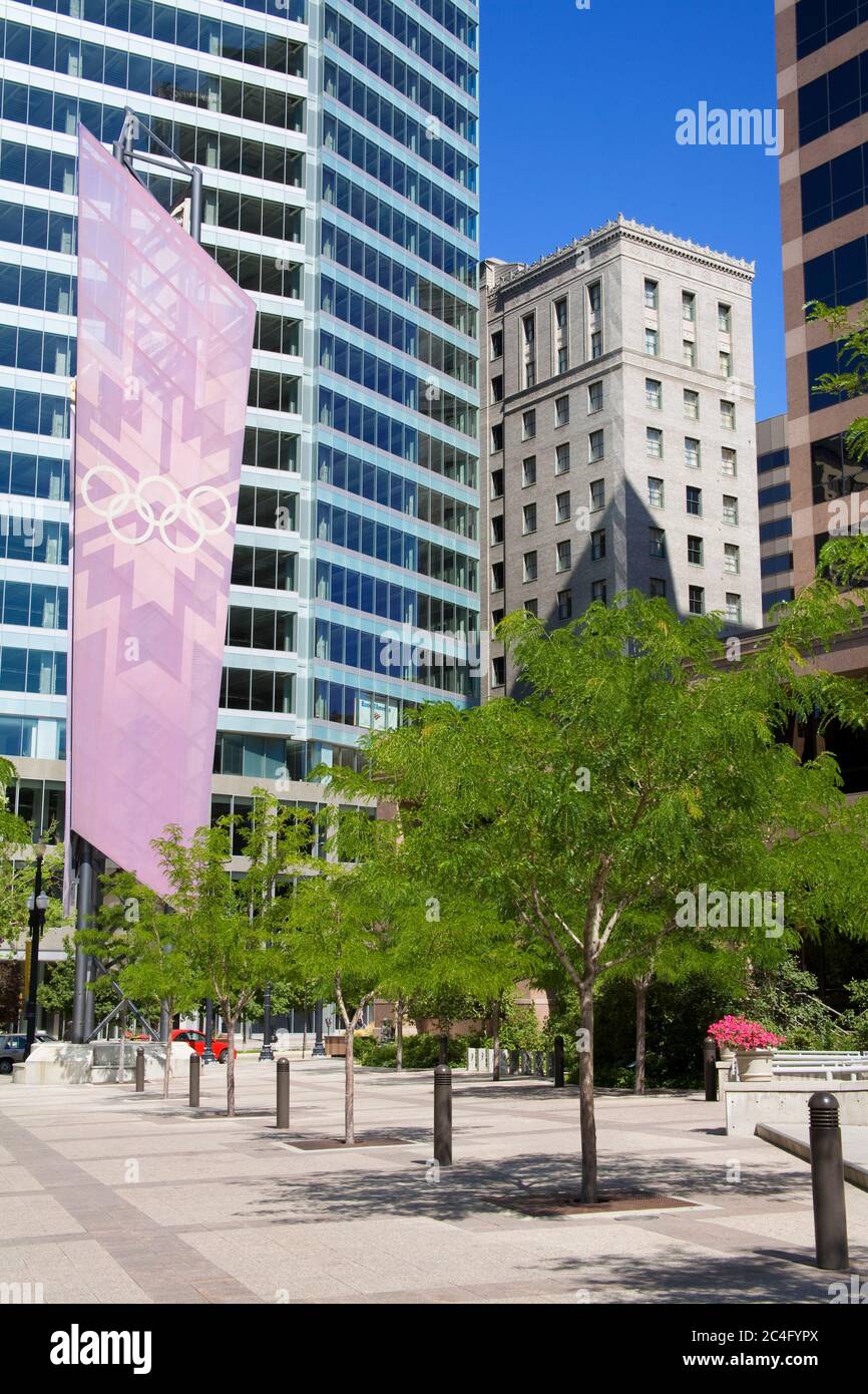 Gallivan center salt lake hi-res stock photography and images - Alamy