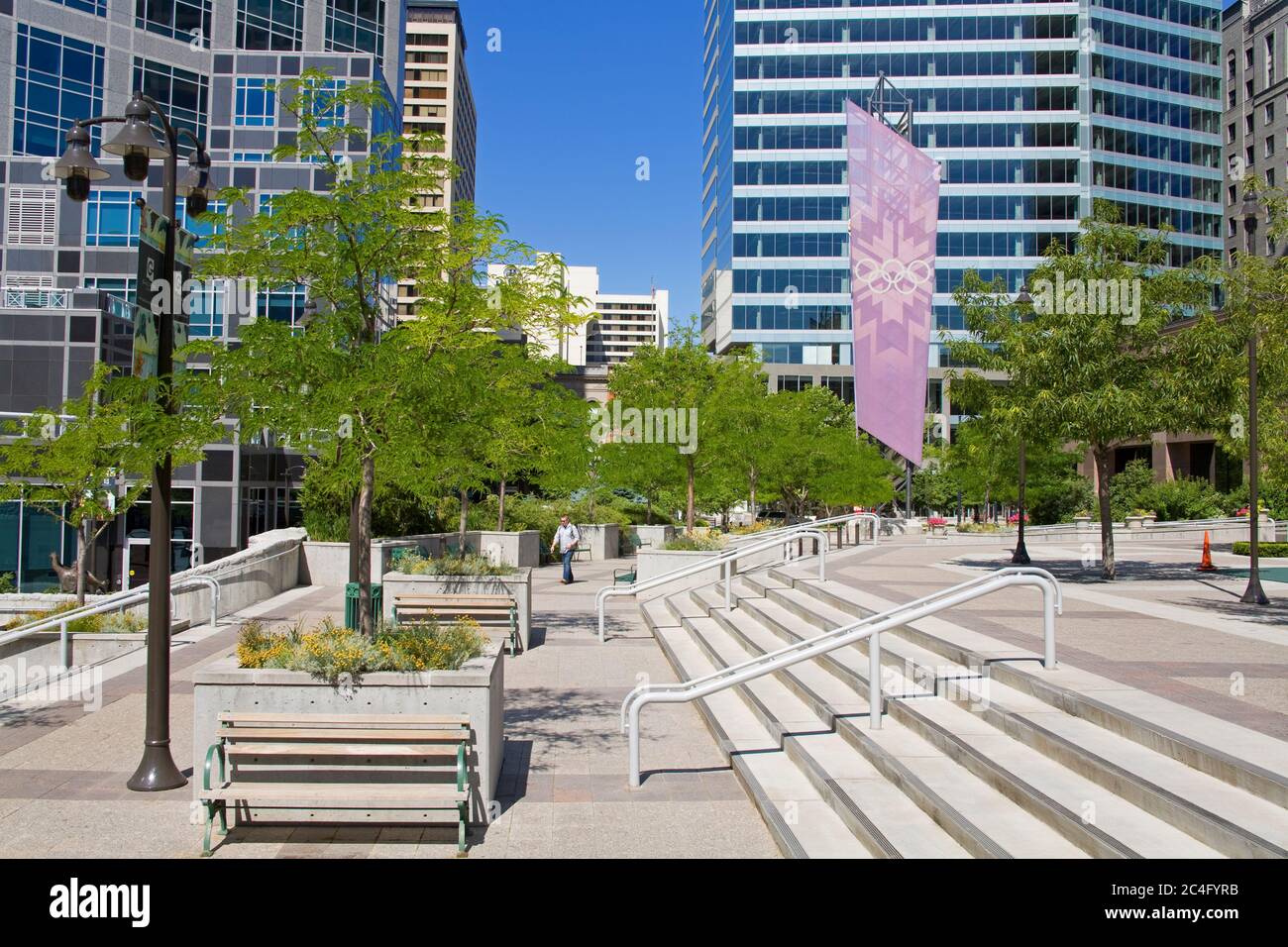 Gallivan center salt lake hi-res stock photography and images - Alamy