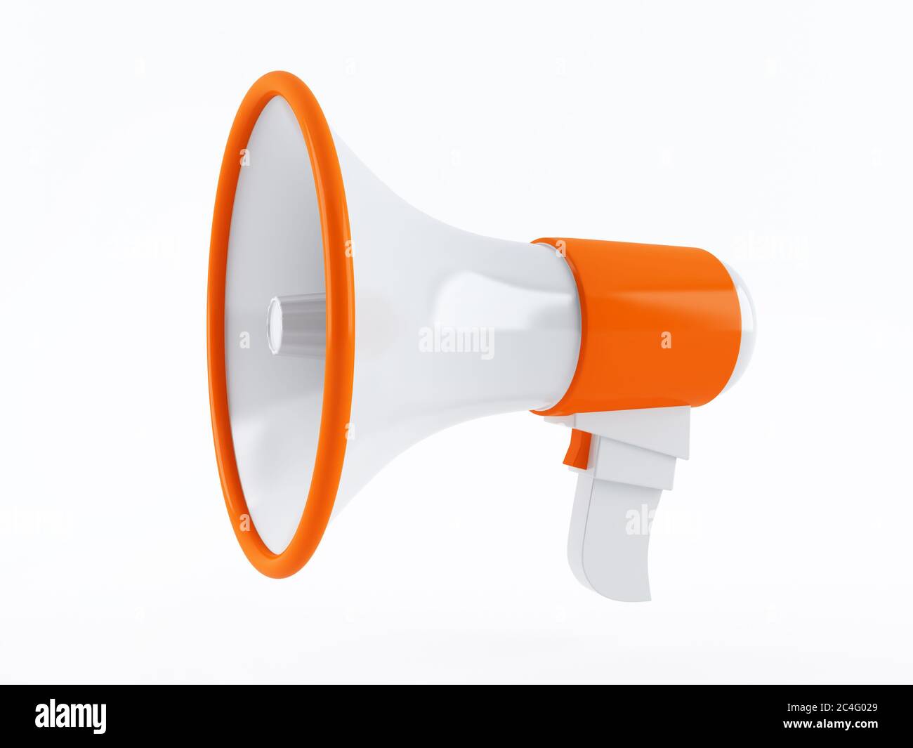 Megaphone message 3d icon Cut Out Stock Images & Pictures - Alamy