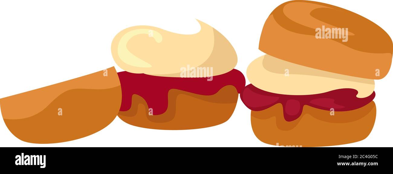 Cartoon scones Cut Out Stock Images & Pictures - Alamy