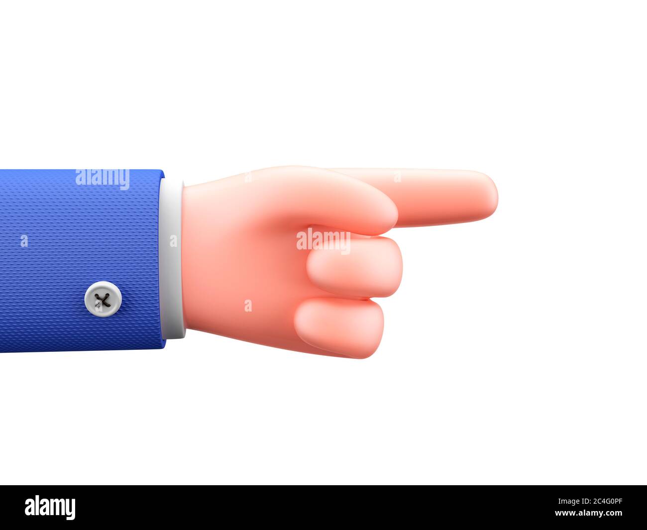 Pointing finger illustration hi-res stock photography and images - Alamy