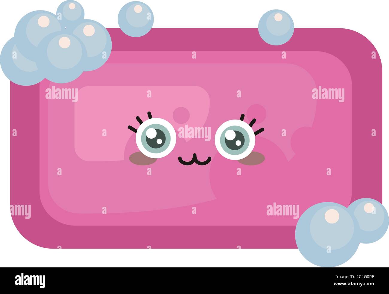 Pink bar of soap Stock Vector Images - Alamy