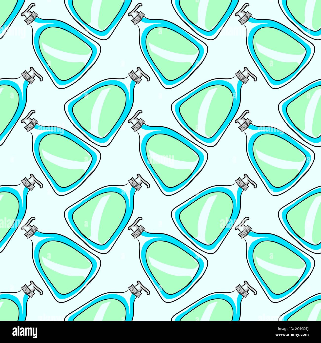 Soap gel dispenser pattern Stock Vector Images - Alamy