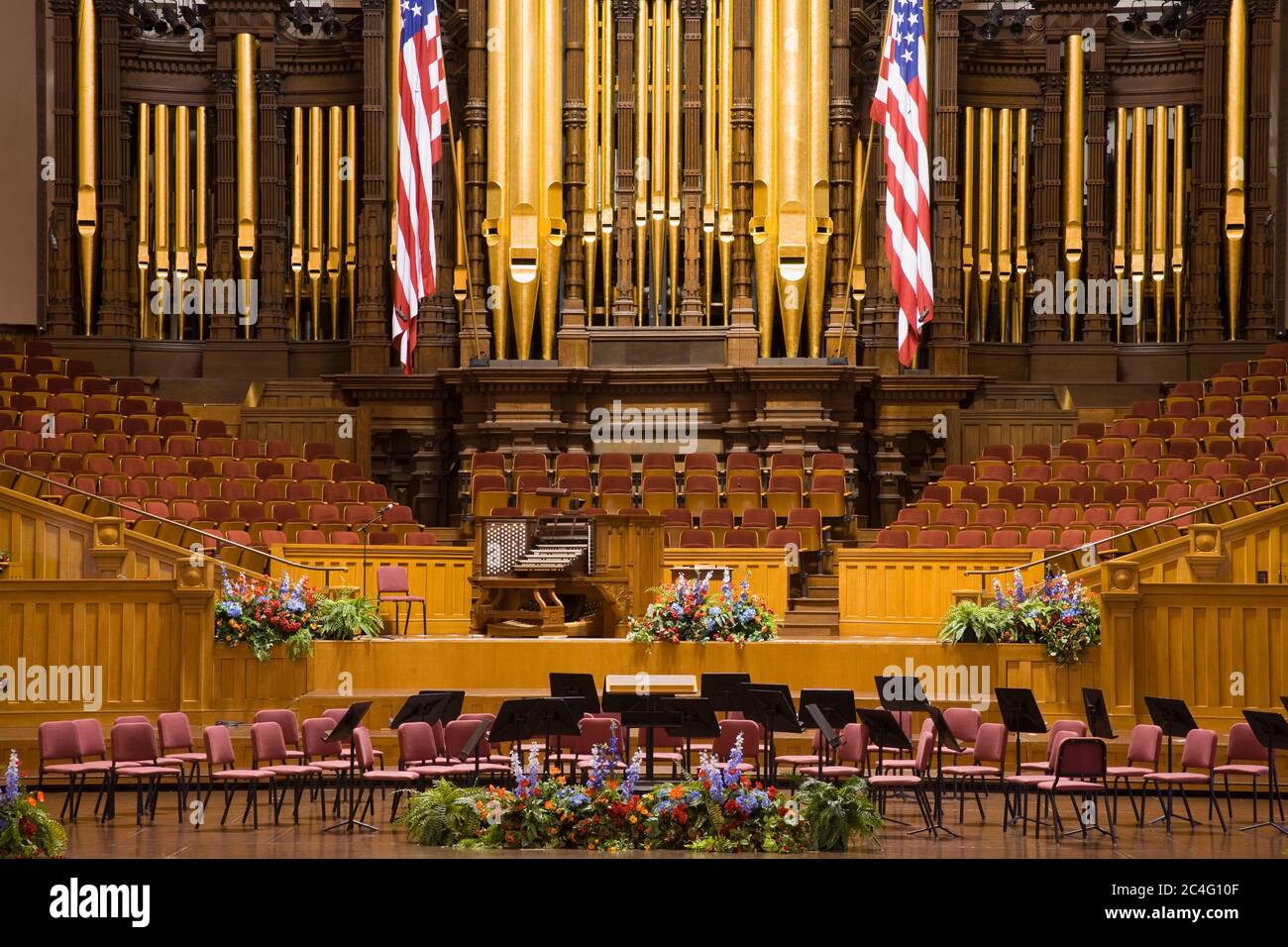Mormon tabernacle interior hi-res stock photography and images - Alamy