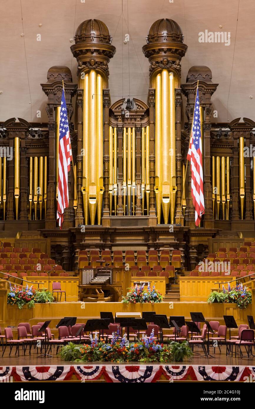 Salt lake temple interior hi-res stock photography and images - Alamy
