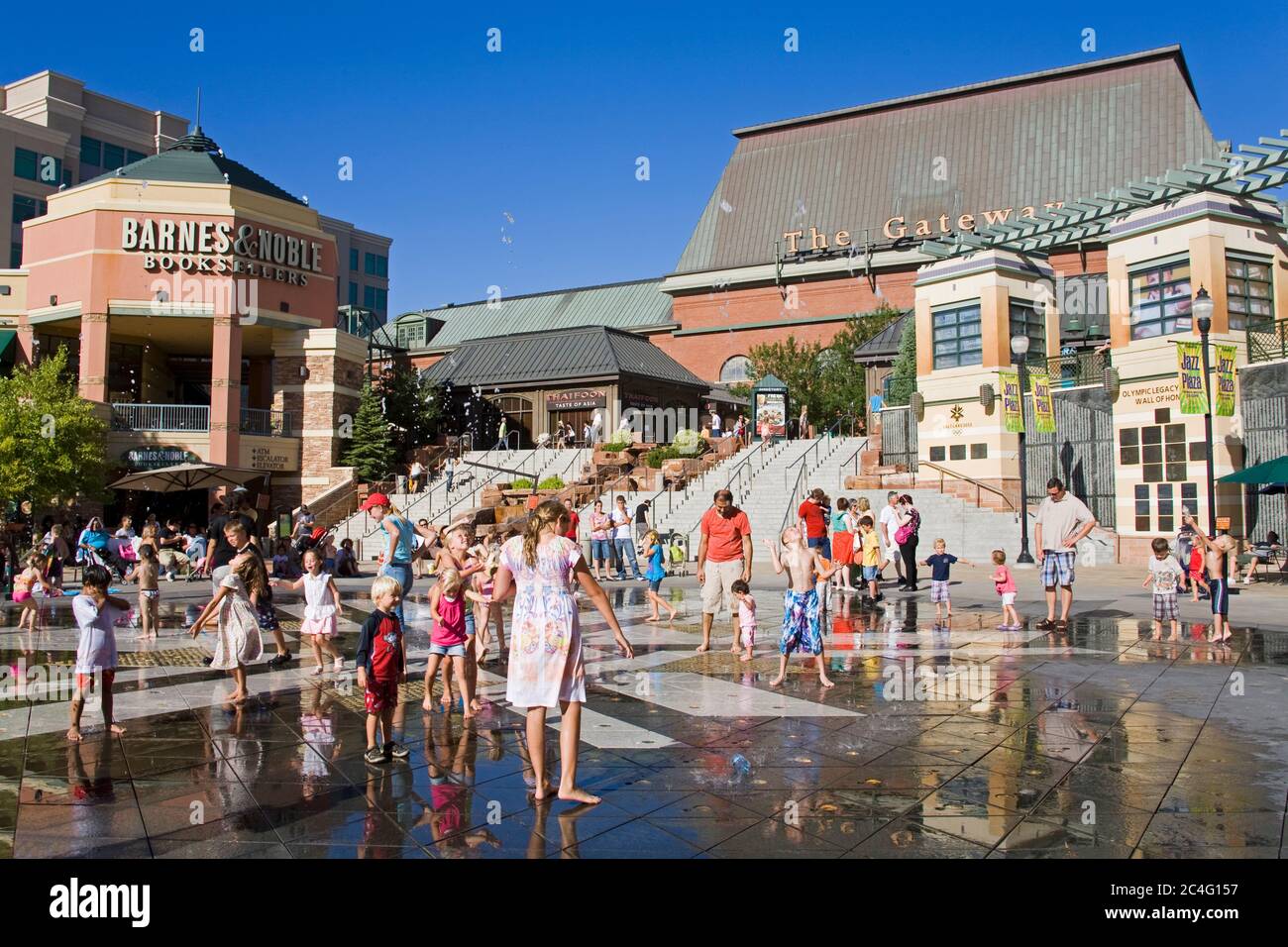 Gateway mall olympic plaza hi-res stock photography and images - Alamy