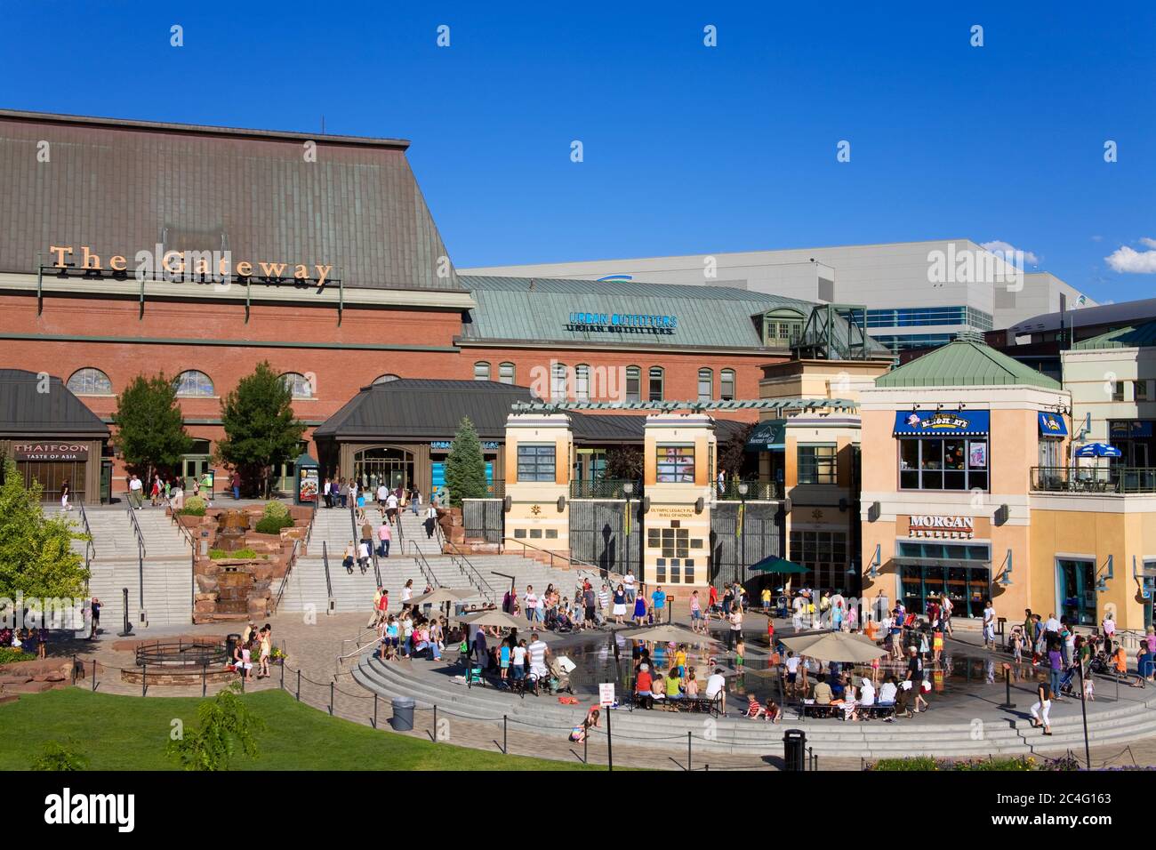 Gateway mall olympic plaza hi-res stock photography and images - Alamy