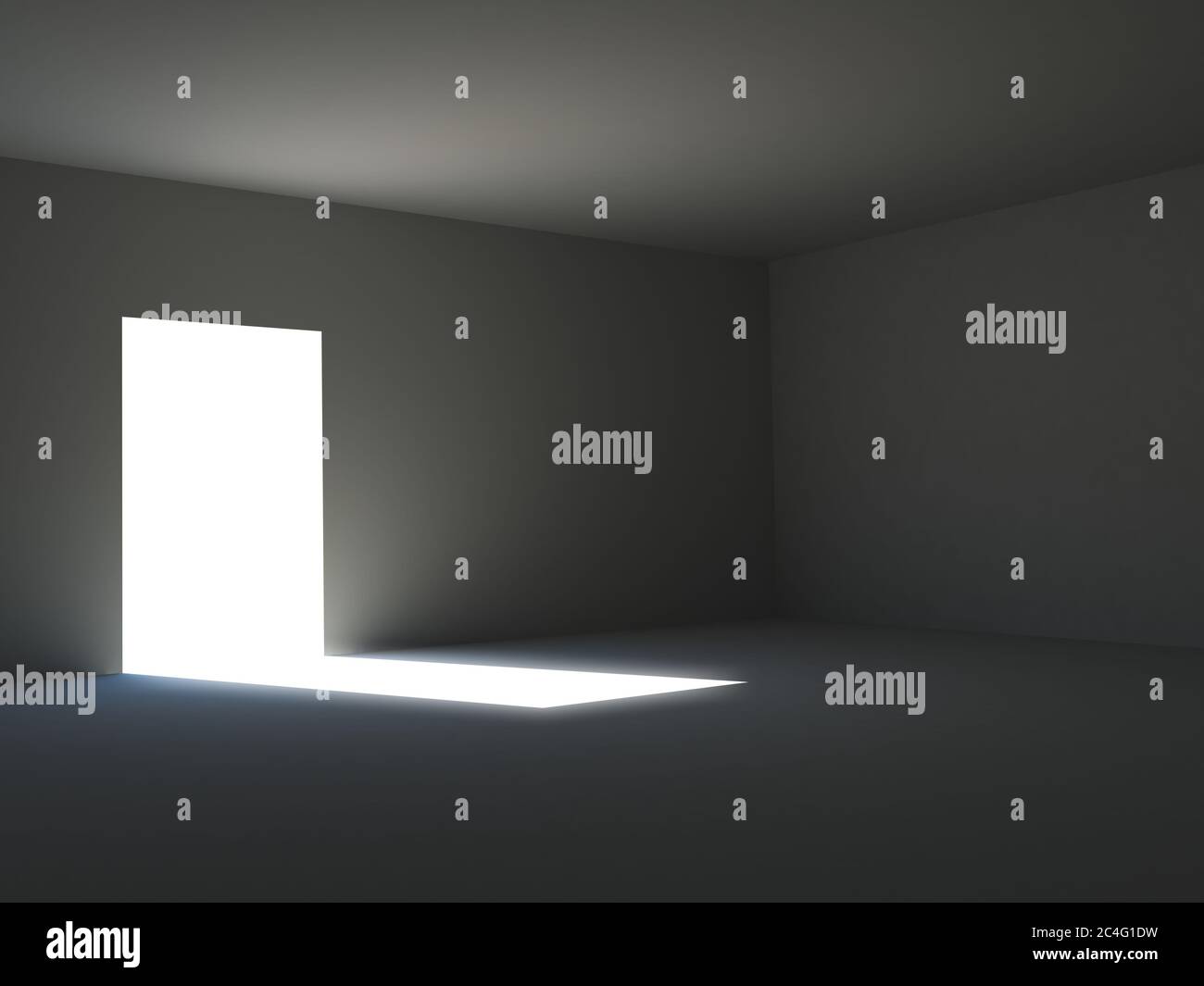 Ambient light in a dark room Stock Photo - Alamy