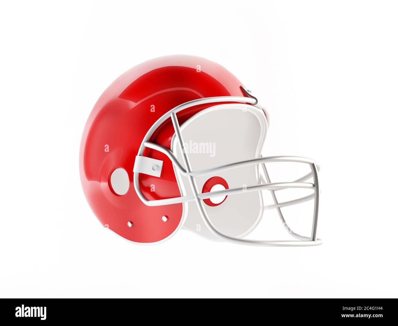 American football helmet - 3d render Stock Photo - Alamy