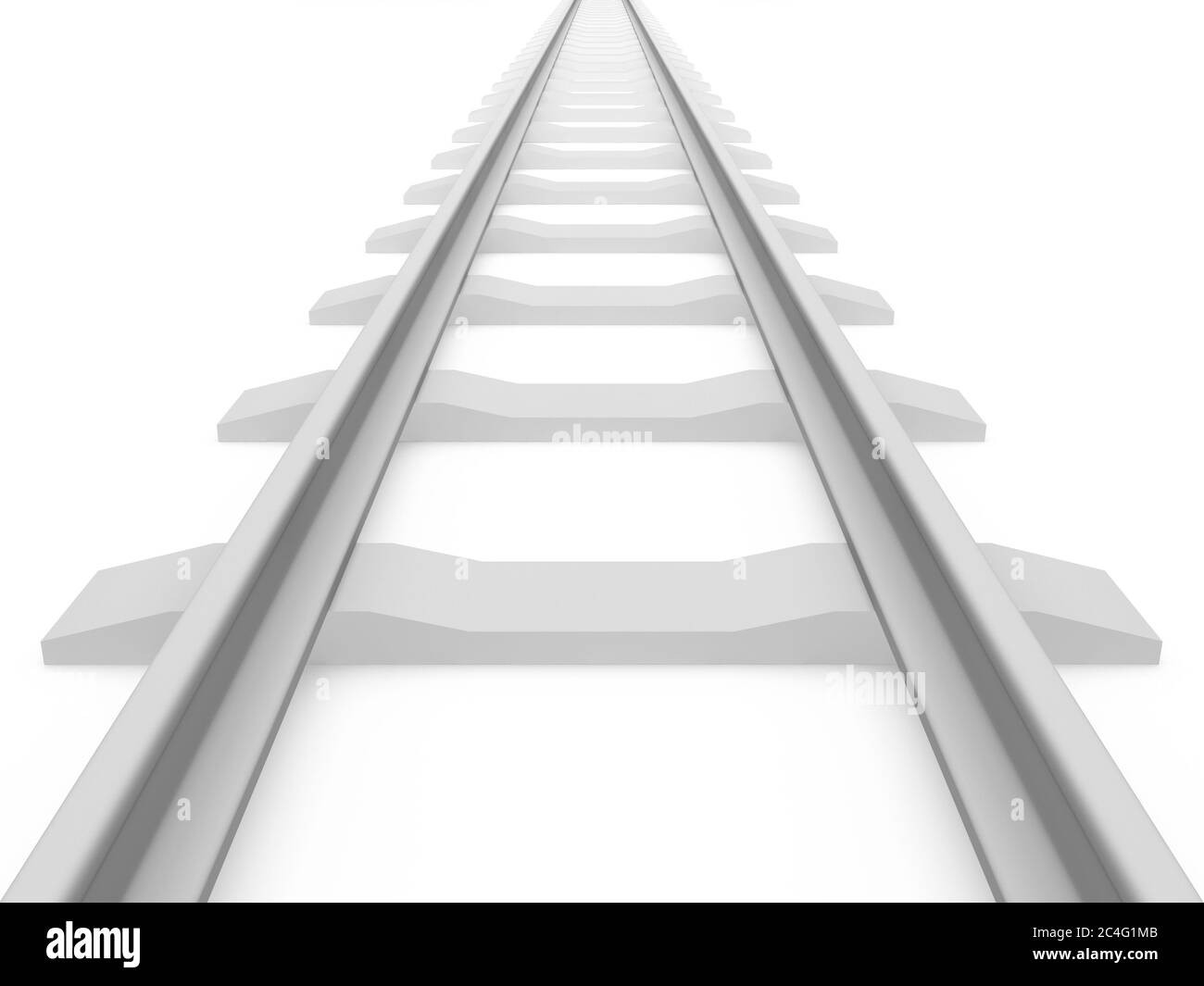 Railroad train tracks Stock Photo - Alamy