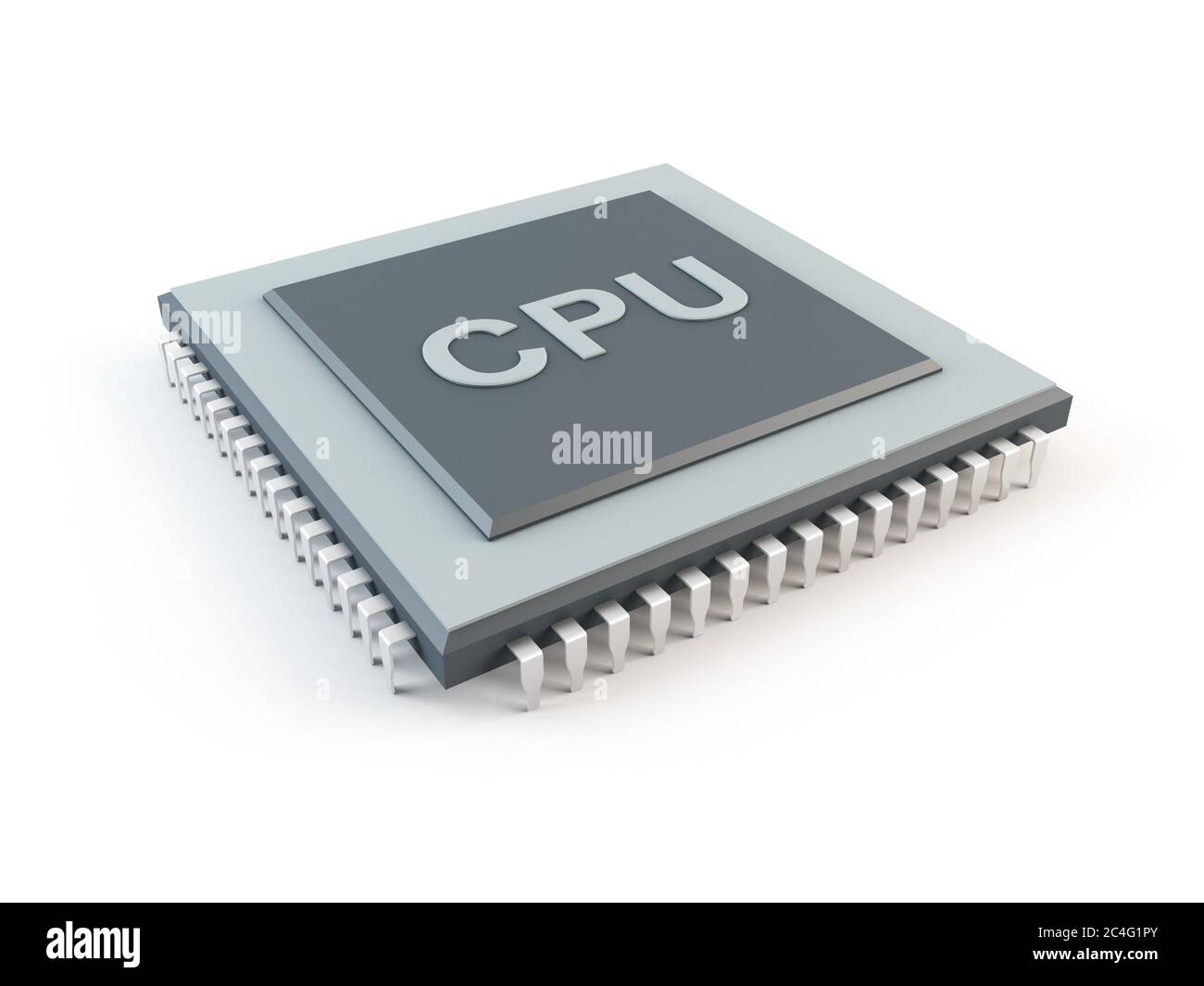 Computer CPU. Central processing unit Stock Photo - Alamy