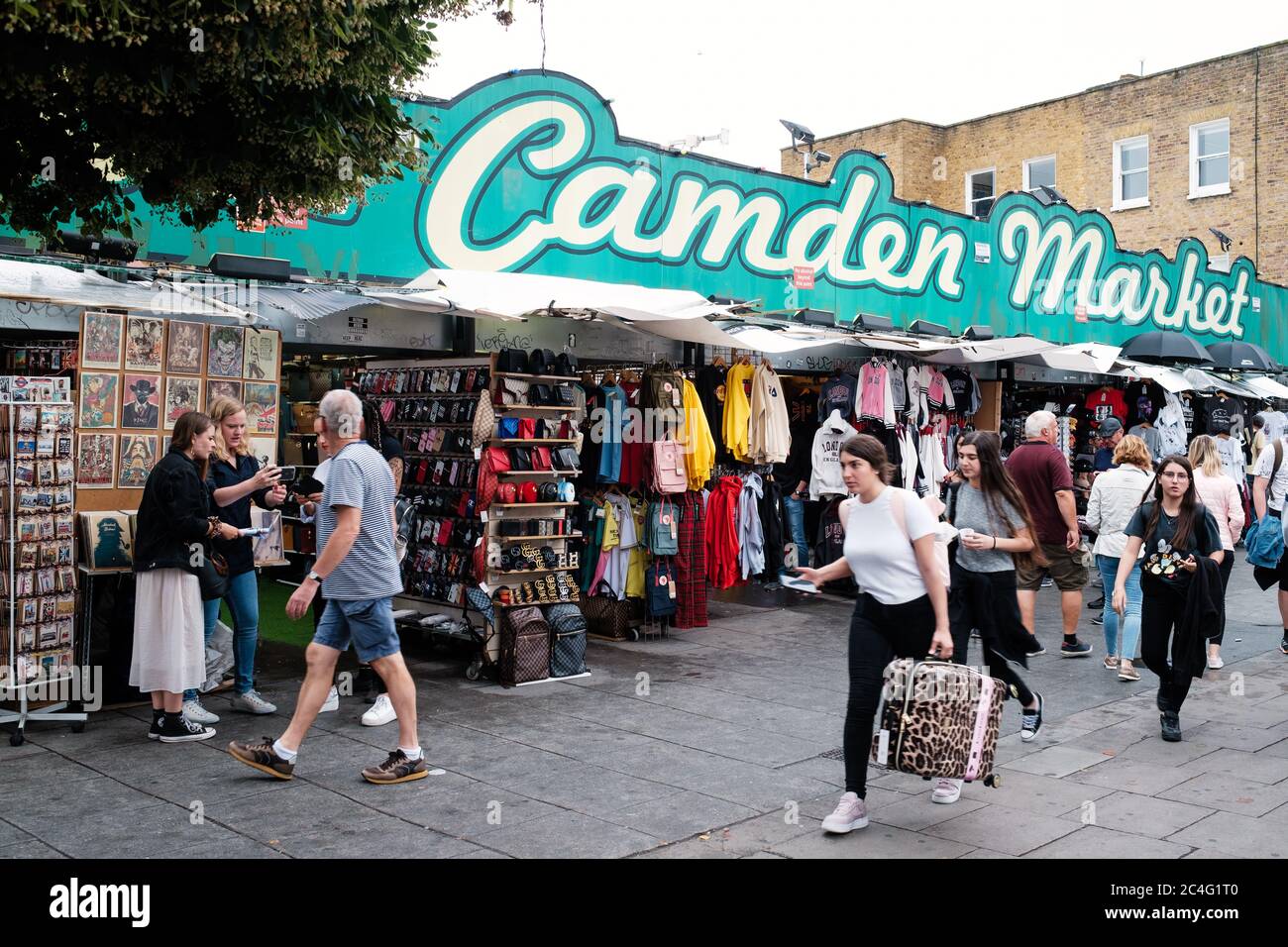 The worldwide famous Camden Market in London Stock Photo - Alamy