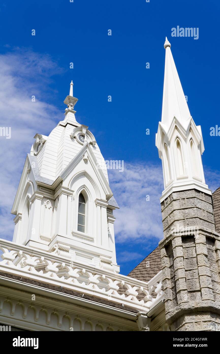 Assembly hall of temple square hi-res stock photography and images - Alamy