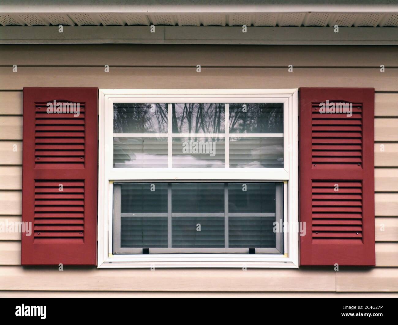 Window and shutters Stock Photo - Alamy
