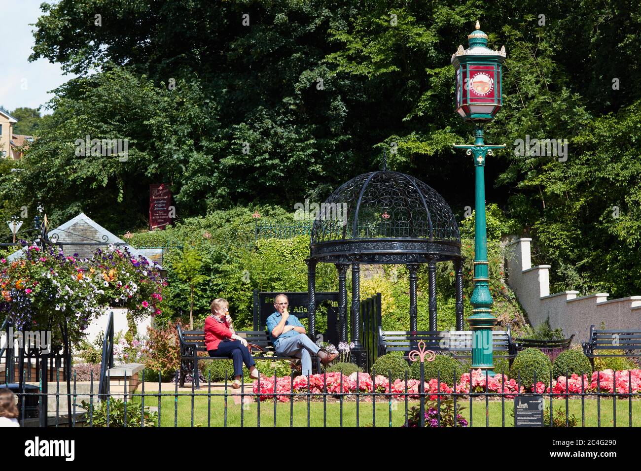 Provost's Park, Bridge of Allan, Stirling Stock Photo - Alamy