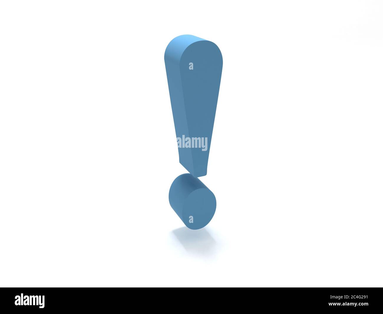 3D exclamation mark Stock Photo - Alamy