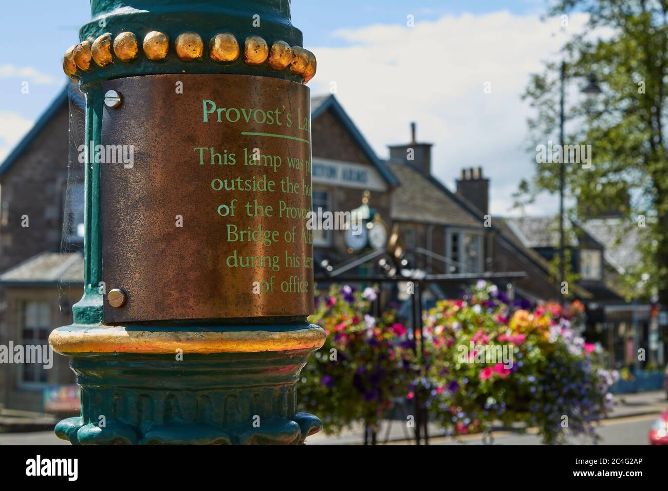 Provost's Lamp, Bridge of Allan, Stirling Stock Photo - Alamy